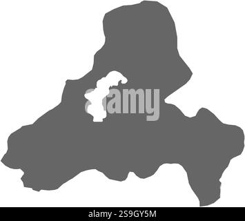 Map of Yemen with the provinces, Sana'a Governorate is highlighted ...