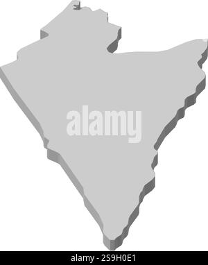 Map of Israel as a gray piece., Kujalleq is highlighted in red Stock ...