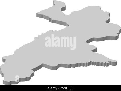 Map of Iraq with the provinces, Arbil is highlighted Stock Vector Image ...