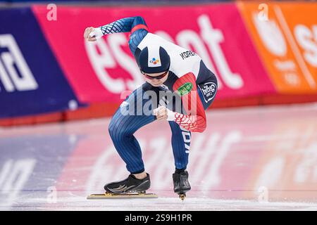 CALGARY, CANADA - JANUARY 26: Tae-Yun Kim of Republic of Korea ...