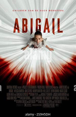 Abigail film poster Alisha Weir Stock Photo - Alamy