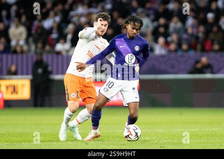 Yann Gboho of Toulouse during the French championship Ligue 1 football ...