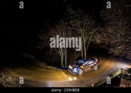 55 Joshua MCERLEAN, Eoin TREACY, Ford Puma Rally1, action during the ...