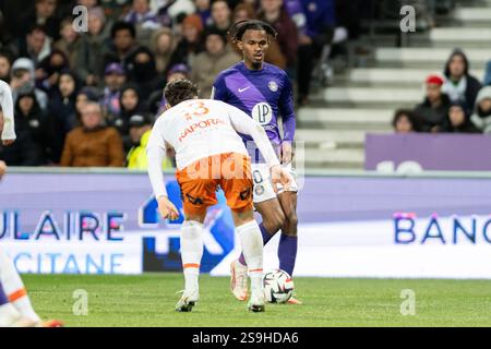 Yann Gboho of Toulouse during the French championship Ligue 1 football ...