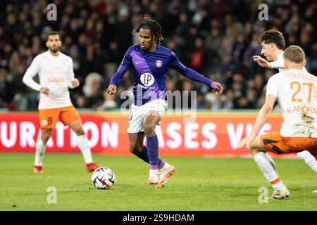 Yann Gboho of Toulouse during the French championship Ligue 1 football ...