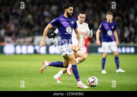 Rafik Messali of Toulouse during the French championship Ligue 1 ...