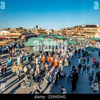 Musicians at Jemaa el-Fnaa in Marrakesh in Morocco Stock Photo - Alamy