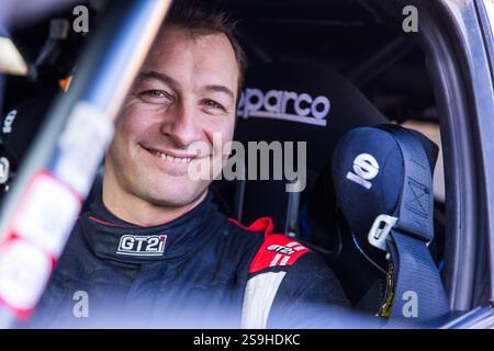 SAUNIER Julien, Frédéric VAUCLARE, Renault Clio RS, portrait during the Rallye Automobile Monte ...