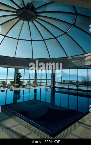 Le Mirador Kempinski Pool at Mont Pélerin; Vevey Stock Photo - Alamy