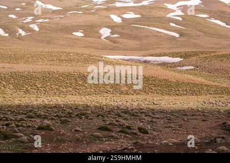 Tarkeddit plain, Ighil M'Goun, 4,071 meters, Atlas mountain range ...