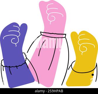 Accelerate action iwd 2025 female sign vector illustration Stock Vector ...