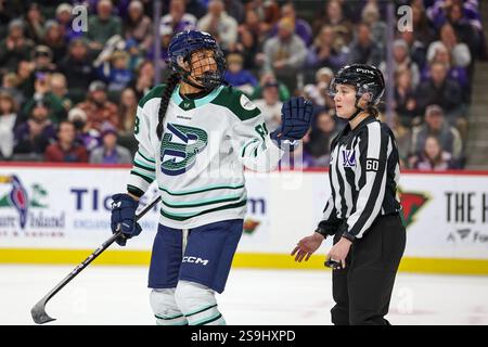 January 26th, 2025: Boston Fleet head coach Courtney Kessel looks on ...