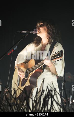 singer Sandra Merino performs in concert at Teatro Circo Price on ...