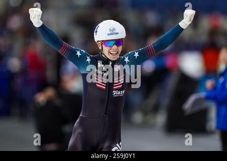 CALGARY, CANADA - JANUARY 26: Greta Myers of United States of America ...