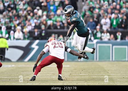Washington Commanders safety Quan Martin (20) rushes during the NFC ...