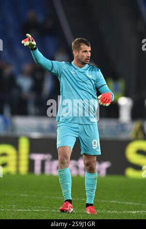 Ivan Provedel of S.S. Lazio participates in the 2024/25 UEFA Europa ...
