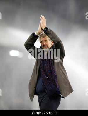 Craven Cottage, January 26th 2025: Alejandro Garnacho of Manchester ...