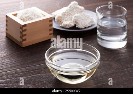 Mirin and ingredients Stock Photo - Alamy