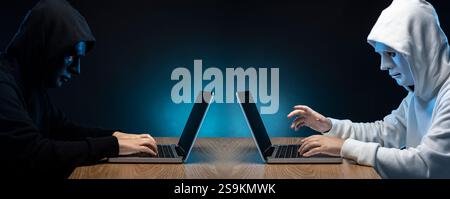 Hacker Cracker Attacker Stock Photo - Alamy