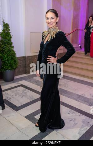 Vienna, Austria. 24th Jan, 2025. The new logo of the Austrian oil, gas ...