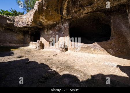 Tomb 33, part of the archaeological site Necropolis of Montessu, an ...