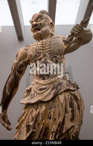 Standing Kongo Rikishi by Kojo in the Nart Art Museum in Nara japan ...