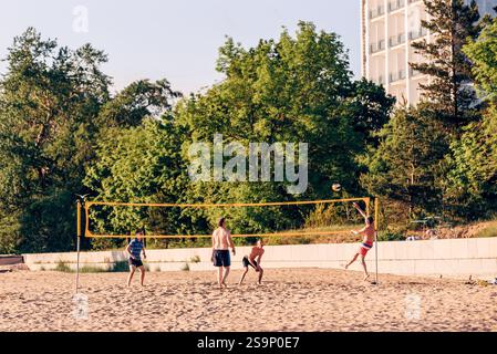 The Russian Federation. Saint Petersburg. Volleyball. Akhvlediani Cup. VK Lokomotiv Kaliningrad ...