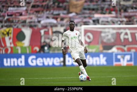 Chrislain MATSIMA (FC AUGSBURG), action, duels . Soccer 1st Bundesliga ...