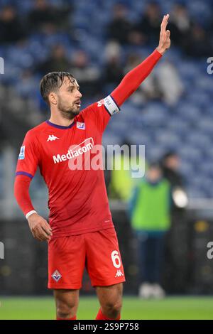 Olimpico Stadium, Rome, Italy - Luca Pellegrini of SS Lazio under ...
