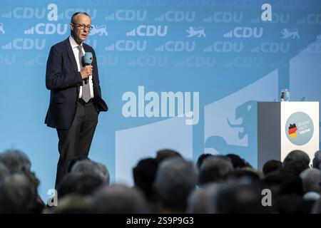 Friedrich Merz, CDU candidate for chancellor and CDU federal chairman ...
