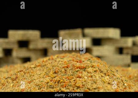 Instant bouillon and spice mix in cubes and powder Stock Photo - Alamy