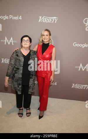 Eva Ansley and Brie Larson at the Variety's Power of Women Presented by ...
