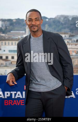 Anthony Mackie attends the World Premiere of 'Captain America: Civil ...