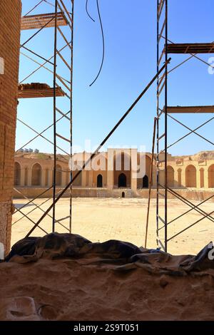 the Main Caliphal Palace at Samarra, Iraq, known in Arabic as Dar al ...