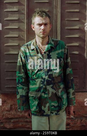 Damon Albarn, songwriter photographed in Bamako, the capital of Mali ...