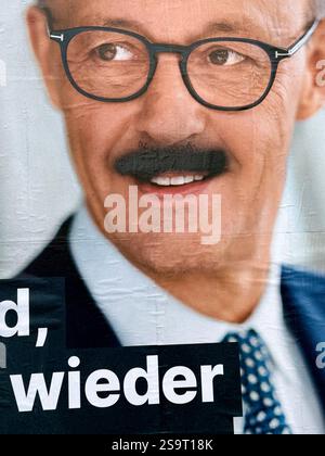 Wahlplakat GER, Berlin, 20250112, Wahlplakat der CDU, Friedrich merz ...