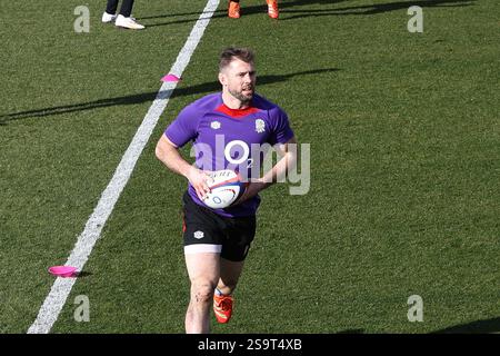 Girona, Spain, 22nd January 2025 - Tommy Freeman at England men's Rugby ...