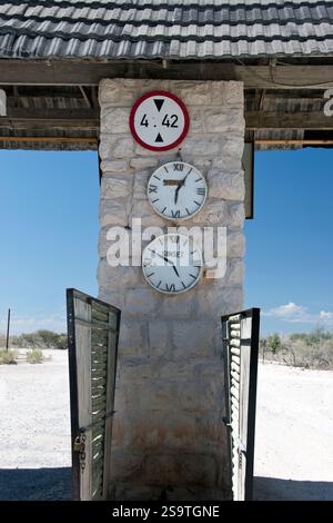 Etosha National Park. Entry Time Stock Photo - Alamy