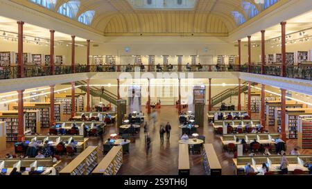 Melbourne, State Library Victoria (SLV) opened in 1856, it is one of ...