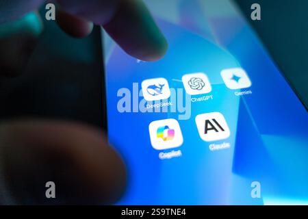 AI tools - ChatGPT, DeepSeek, Google Gemini, Claude, Microsoft Copilot ...