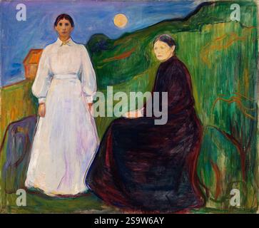 Mother and Daughter 1897 by Edvard Munch Stock Photo - Alamy