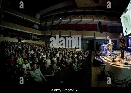 Blue Foundation live in concert @ Musikhuset, Aarhus, Denmark Stock ...