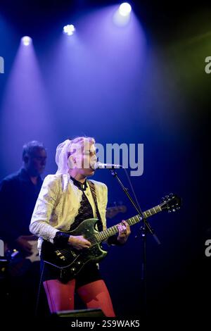 Jenny Wilson live in concert @ Musikhuset, Aarhus, Denmark Stock Photo ...