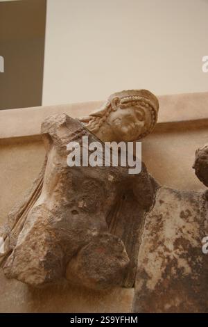 Greece. Delphi. Athenian Treasury. 410-480 BCE. Metopa: Theseus ...