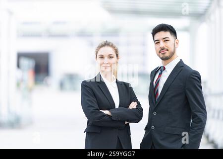 Business person team consisting of male and female members of various ...