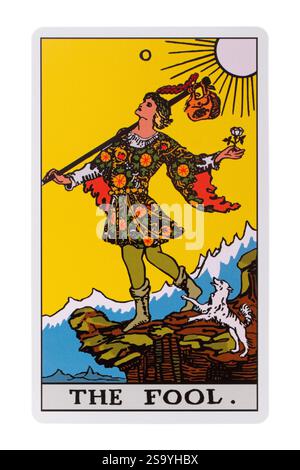 The Fool Tarot card Stock Photo - Alamy