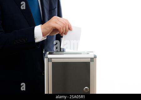 Voting image White background Stock Photo - Alamy