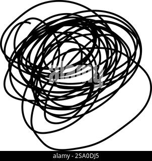 Scrible line art hand draw vector Stock Vector Image & Art - Alamy