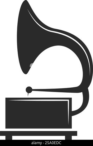 Gramaphone icon vector flat design eps 10 Stock Vector Image & Art - Alamy