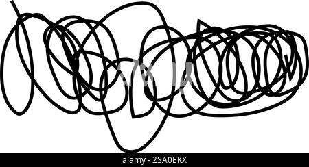 Scrible line art hand draw vector Stock Vector Image & Art - Alamy